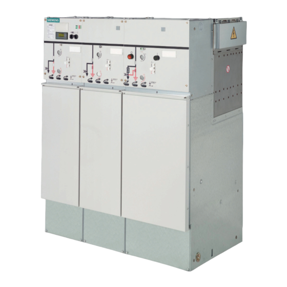 SIEMENS 8DJH INSTALLATION AND OPERATING INSTRUCTIONS MANUAL Pdf ...