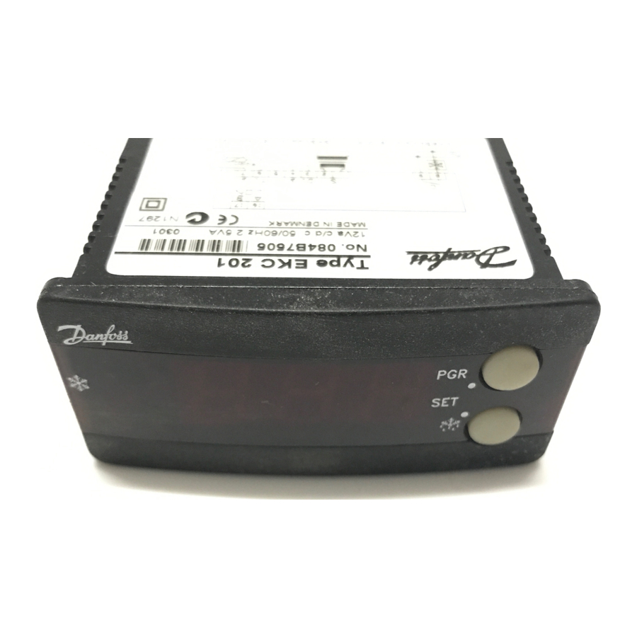 DANFOSS EKC 201 MANUAL Pdf Download | ManualsLib