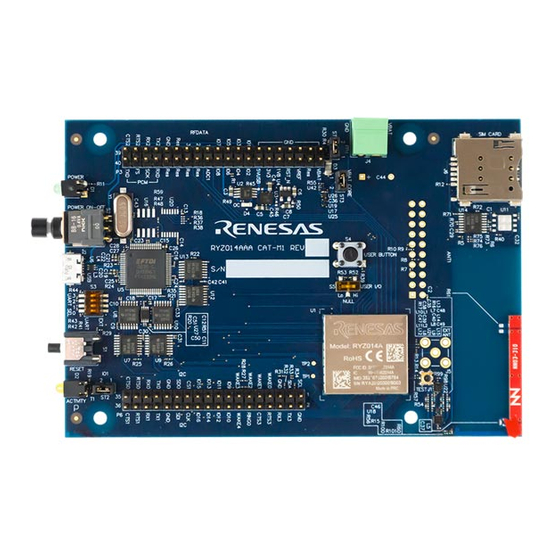 RENESAS RYZ014 MANUAL Pdf Download | ManualsLib