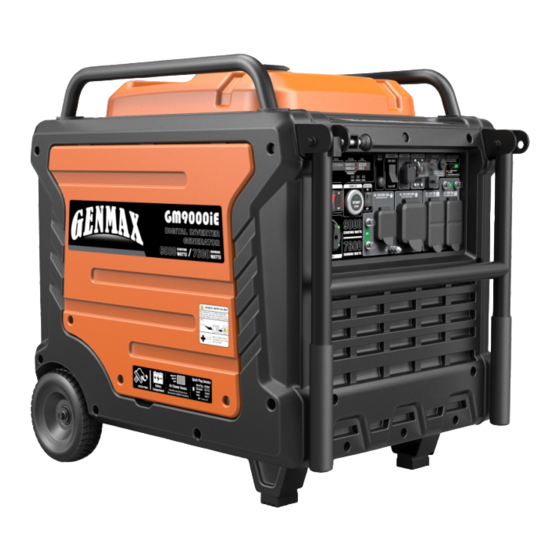 GENMAX GM9000IE USER MANUAL Pdf Download | ManualsLib