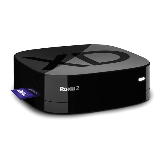Roku 2 XD User Manual | ManualsLib