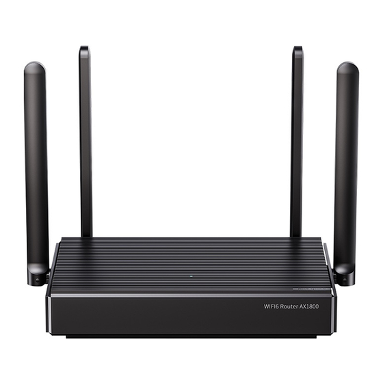 Rock Space Dual-Band Wi-Fi 6 Router Manual | ManualsLib