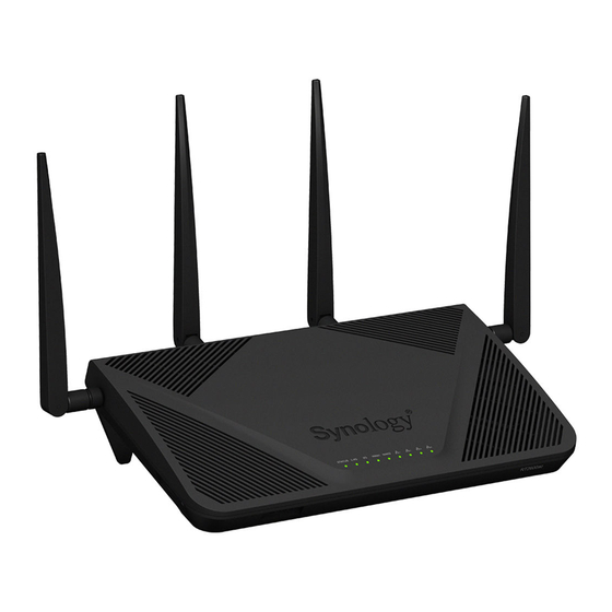 Synology RT2600ac Router Manual | ManualsLib