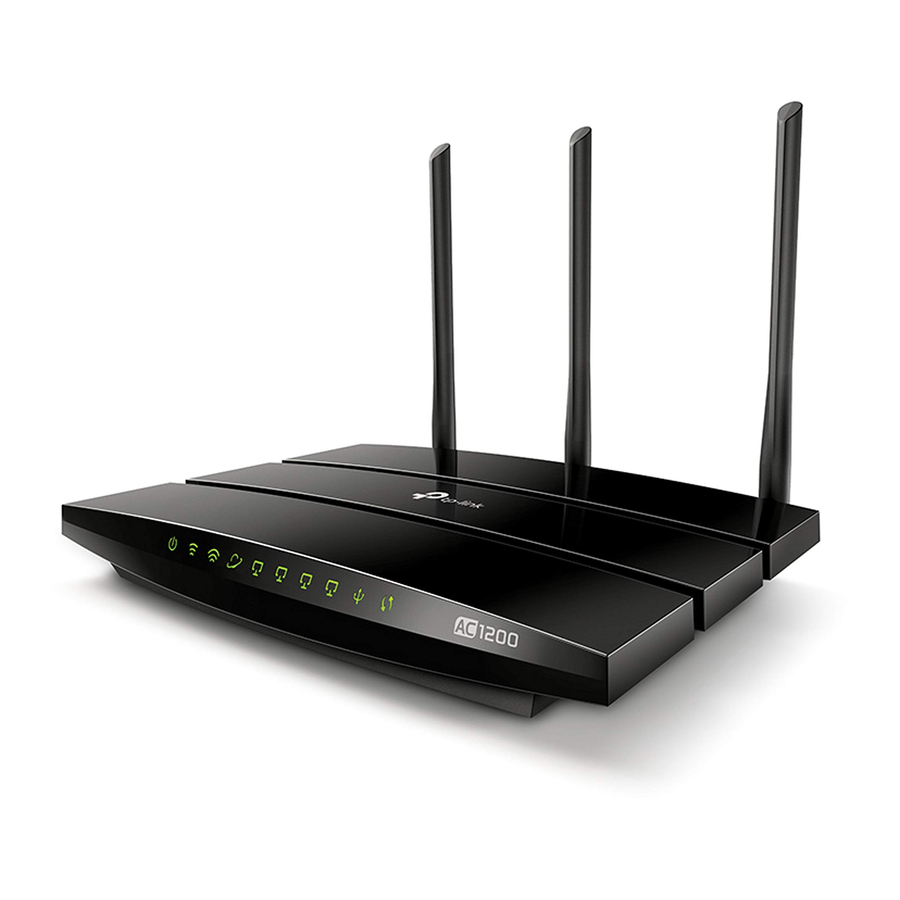 TP-Link AC1200 - Wireless Dual Band Gigabit Router Quick Guide. Setup ...