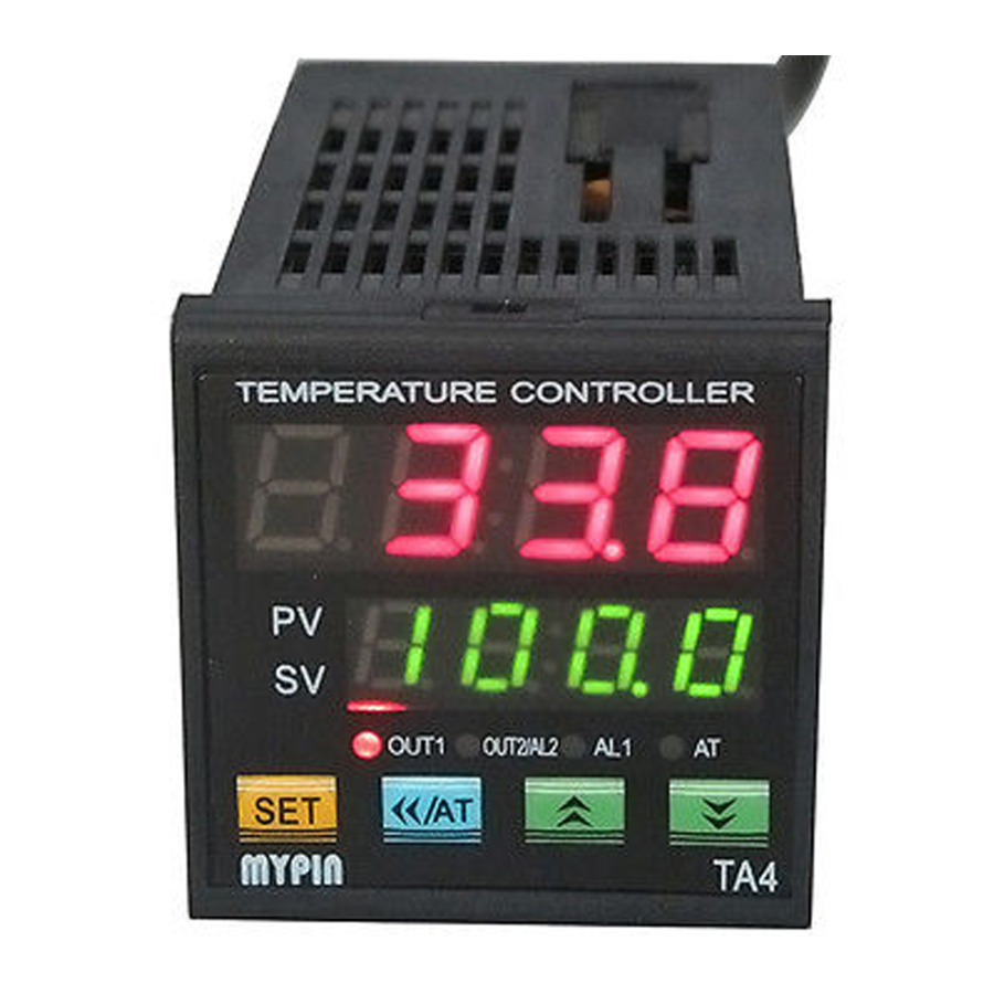 Mypin TA4 Temperature Controller Manual | ManualsLib