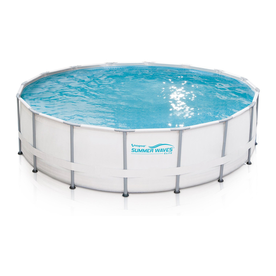 Polygroup Summer Waves Elite Frame Pool Manual | ManualsLib
