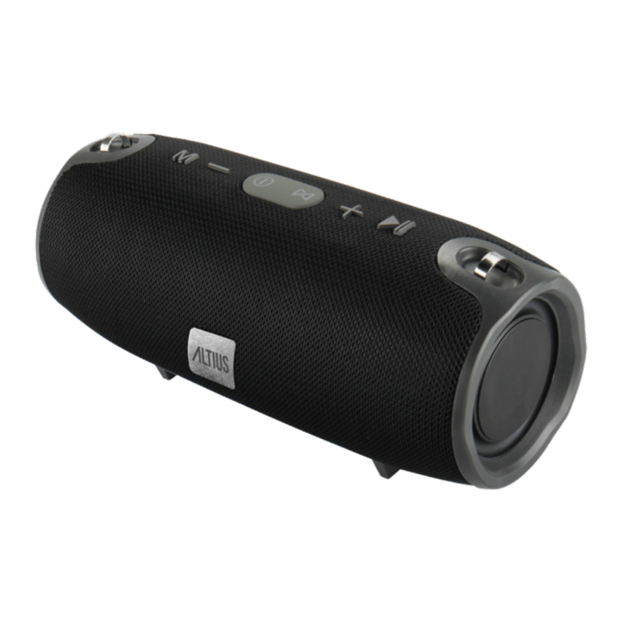 Altius ATBTS-SCA Bluetooth Speaker Manual | ManualsLib