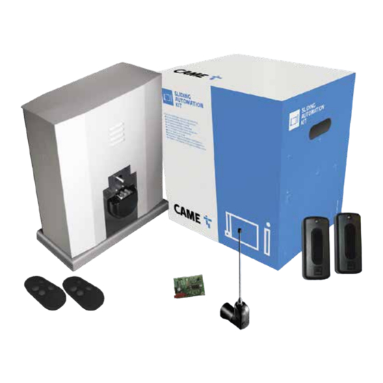 CAME BY-3500T KIT QUICK SETUP MANUAL Pdf Download | ManualsLib