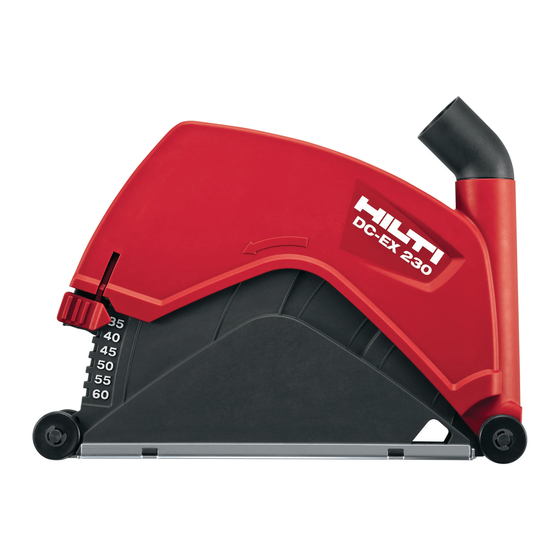 HILTI DC-EX 230/9" OPERATING INSTRUCTIONS MANUAL Pdf Download | ManualsLib