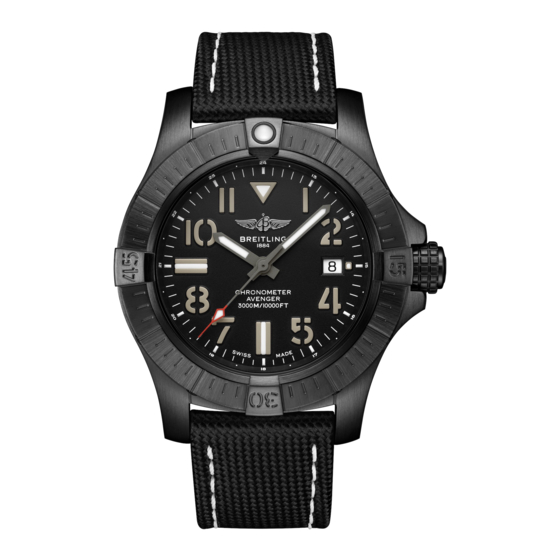 BREITLING AVENGER AUTOMATIC SEAWOLF INSTRUCTIONS FOR USE MANUAL Pdf ...
