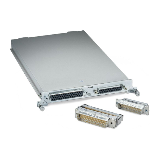 KEITHLEY 7701 USER MANUAL Pdf Download | ManualsLib