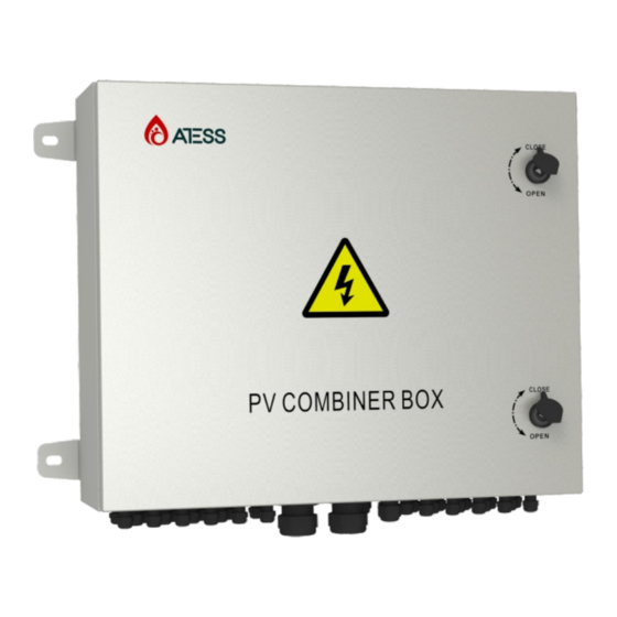 ATESS PV-CB8M INSTALLATION & OPERATION MANUAL Pdf Download | ManualsLib