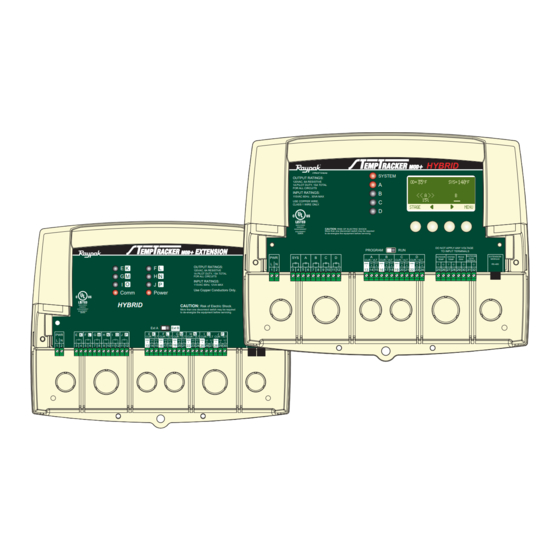 RHEEM RAYPAK TEMPTRACKER MOD+ HYBRID INSTALLATION AND OPERATION INSTRUCTION MANUAL Pdf Download ...