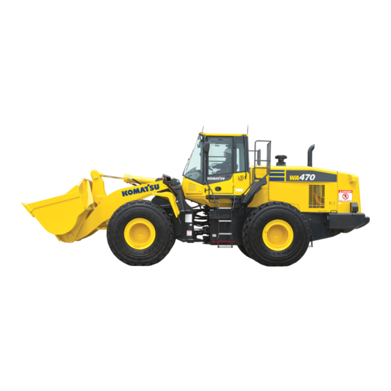 KOMATSU WA470-7 ASSEMBLY INSTRUCTION MANUAL Pdf Download | ManualsLib
