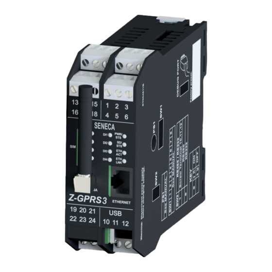 SENECA Z-UMTS USER MANUAL Pdf Download | ManualsLib