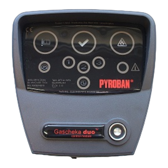 PYROBAN GASCHEKA DUO SYSTEM 5000 OPERATION MANUAL Pdf Download | ManualsLib