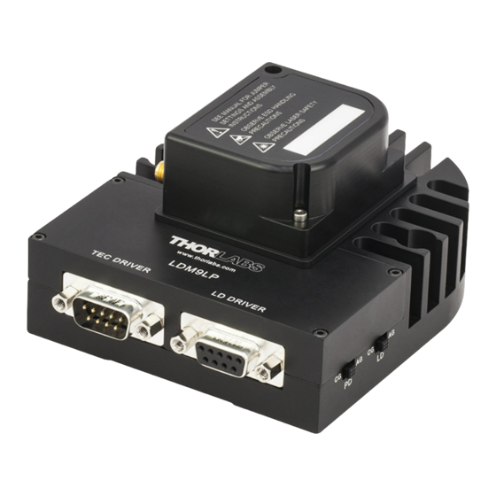 THORLABS LDM9LP OPERATING MANUAL Pdf Download | ManualsLib