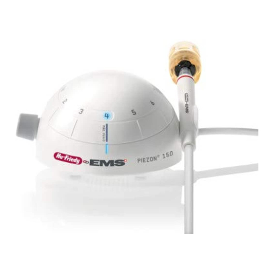 EMS HU-FRIEDY PIEZON 150 OPERATION INSTRUCTIONS MANUAL Pdf Download ...