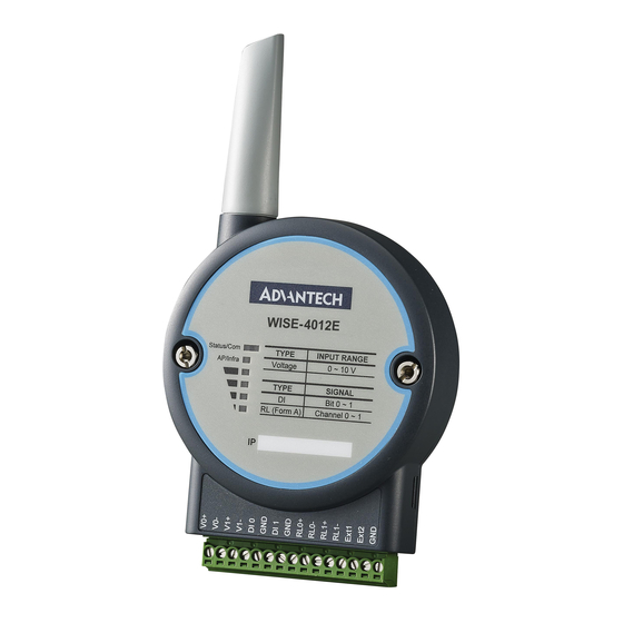 ADVANTECH WISE-4000 SERIES USER MANUAL Pdf Download | ManualsLib