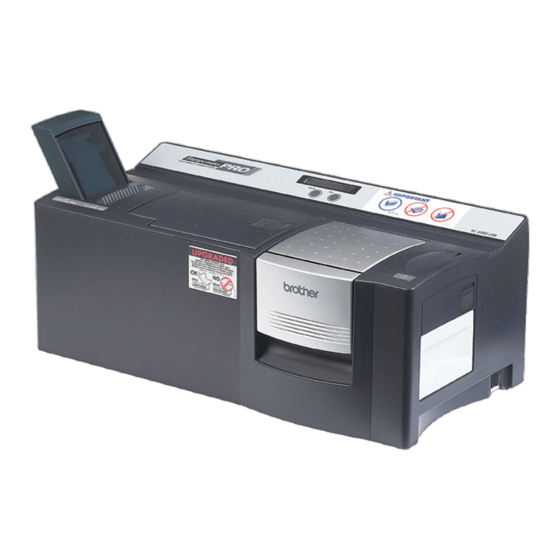 BROTHER STAMPCREATOR PRO SC-2000USB OPERATION MANUAL Pdf Download ...