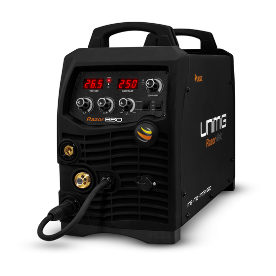 UNIMIG RAZOR 250 OPERATING MANUAL Pdf Download | ManualsLib