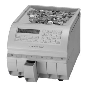 CUMMINS ALLISON JETSORT 1000 SERIES CASH COUNTER / COIN SORTER ...
