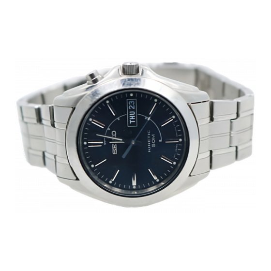 SEIKO 5M63 INSTRUCTIONS MANUAL Pdf Download | ManualsLib