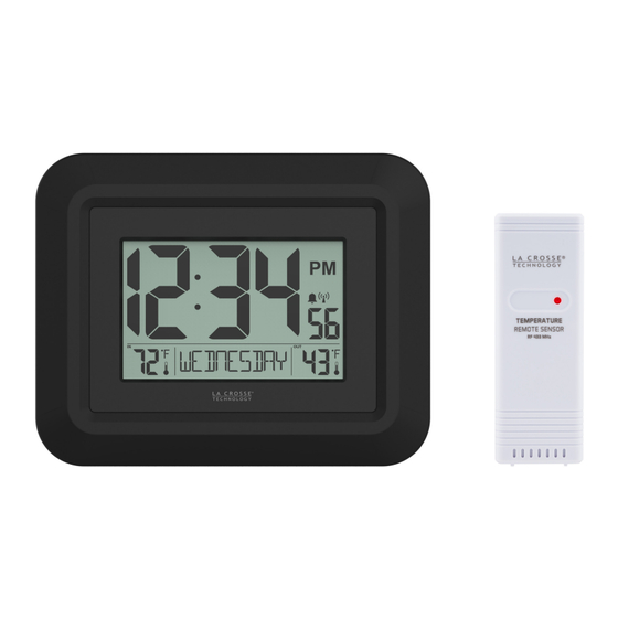 LA CROSSE TECHNOLOGY 102819 INSTRUCTION MANUAL Pdf Download | ManualsLib