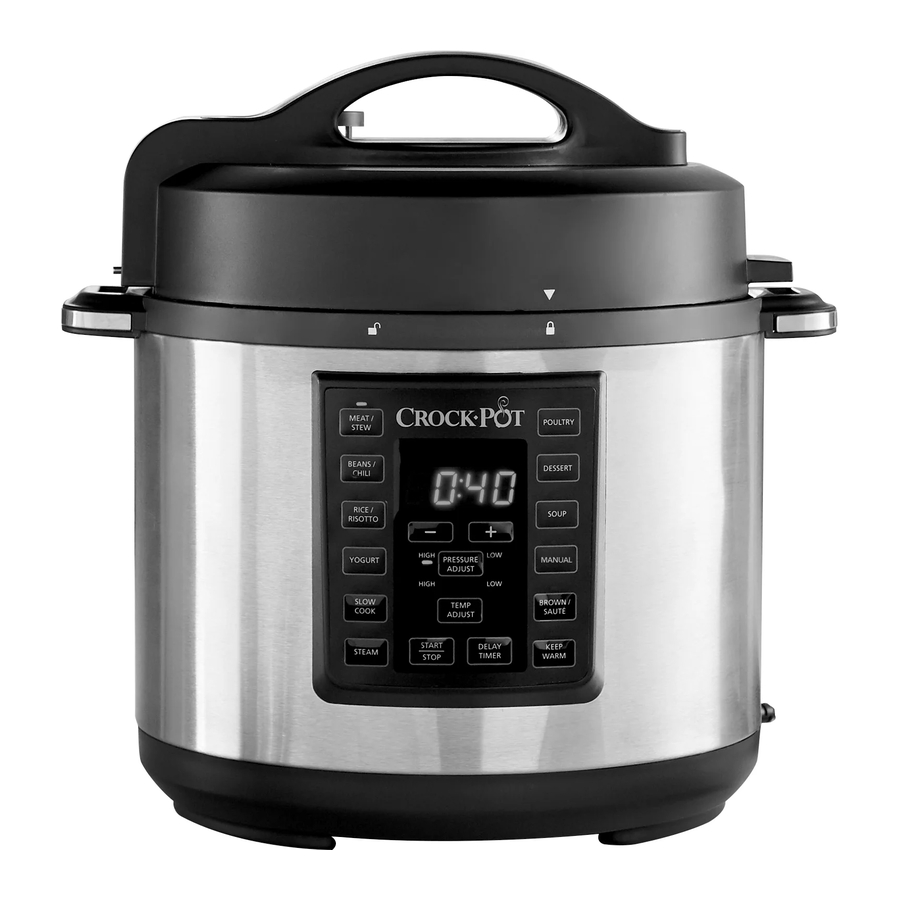 Crock-Pot Pressure Multi Cooker CSC051 Manual | ManualsLib