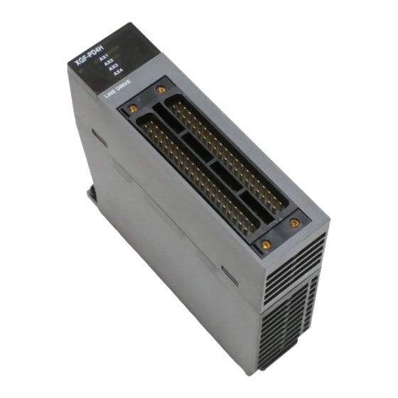 LS XGF-PO1H INSTALLATION MANUAL Pdf Download | ManualsLib