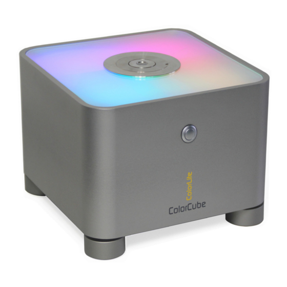 COLORLITE COLORCUBE QUICK START MANUAL Pdf Download | ManualsLib