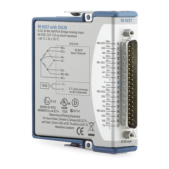 NI -9237 GETTING STARTED Pdf Download | ManualsLib