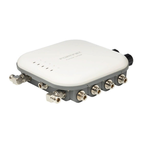 FORTINET FORTIAP U432F QUICK START MANUAL Pdf Download | ManualsLib