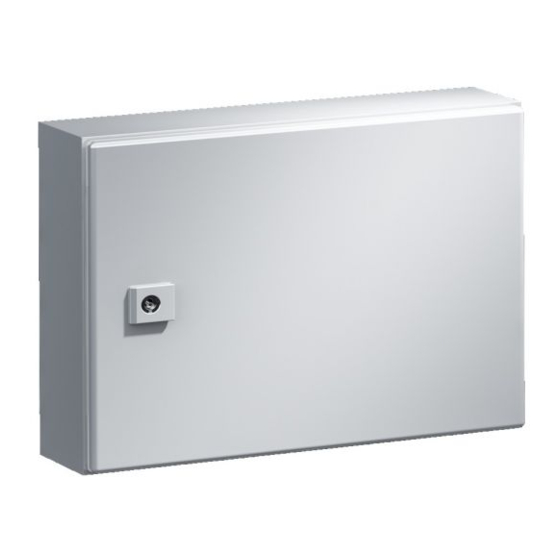 RITTAL AE 1030.500 ASSEMBLY AND OPERATING INSTRUCTIONS MANUAL Pdf ...