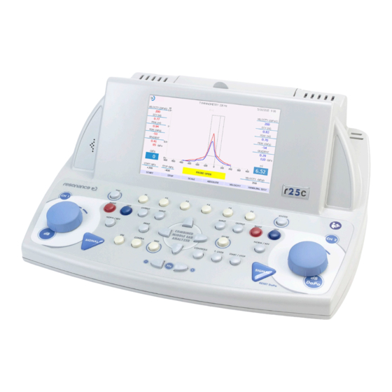 RESONANCE R25C USER HANDBOOK MANUAL Pdf Download | ManualsLib