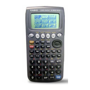 CASIO FX-7400G PLUS INSTRUCTION MANUAL Pdf Download | ManualsLib