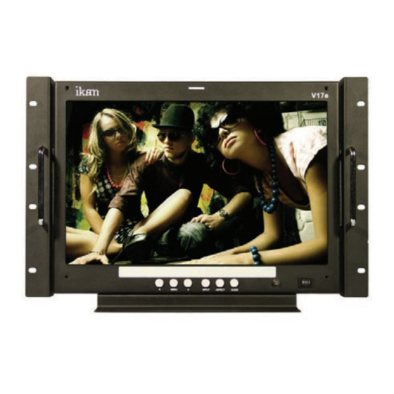 IKAN V17E MONITOR SPECIFICATIONS | ManualsLib