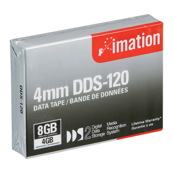 IMATION DDS-120 SPECIFICATIONS Pdf Download | ManualsLib