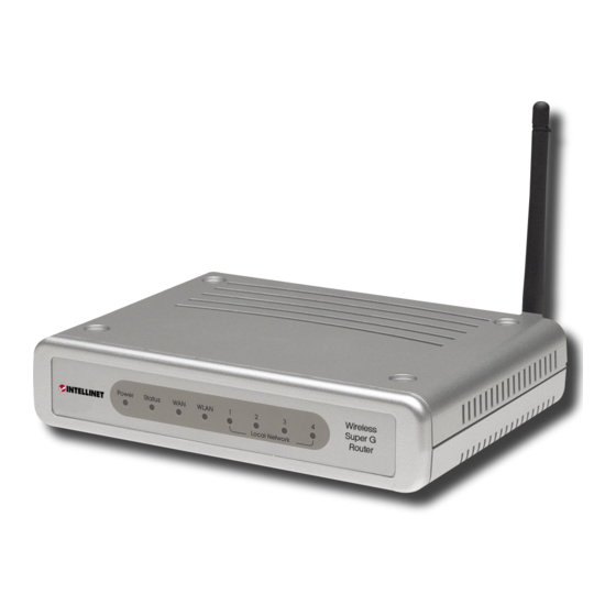 INTELLINET 502566 WIRELESS ROUTER USER MANUAL | ManualsLib