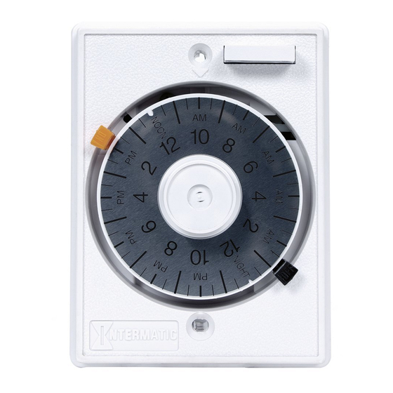 INTERMATIC E1010 TIMER INSTALLATION AND OPERATING | ManualsLib