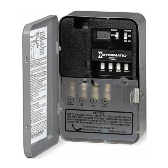 INTERMATIC ET100 SERIES SWITCH PROGRAMMING MANUAL | ManualsLib
