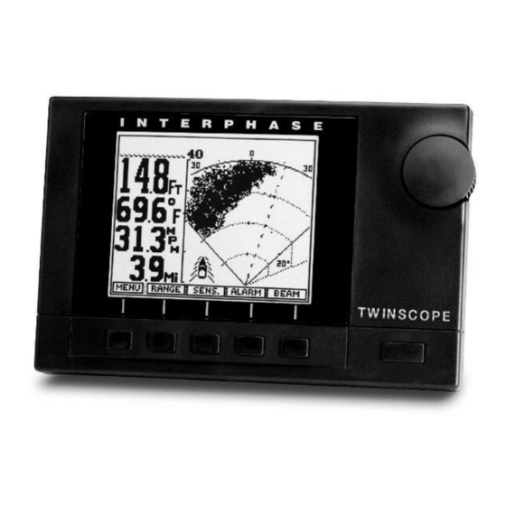INTERPHASE TWINSCOPE SONAR OPERATION MANUAL | ManualsLib
