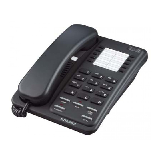 INTERQUARTZ ENTERPRISE 98393 HS TELEPHONE USER MANUAL | ManualsLib