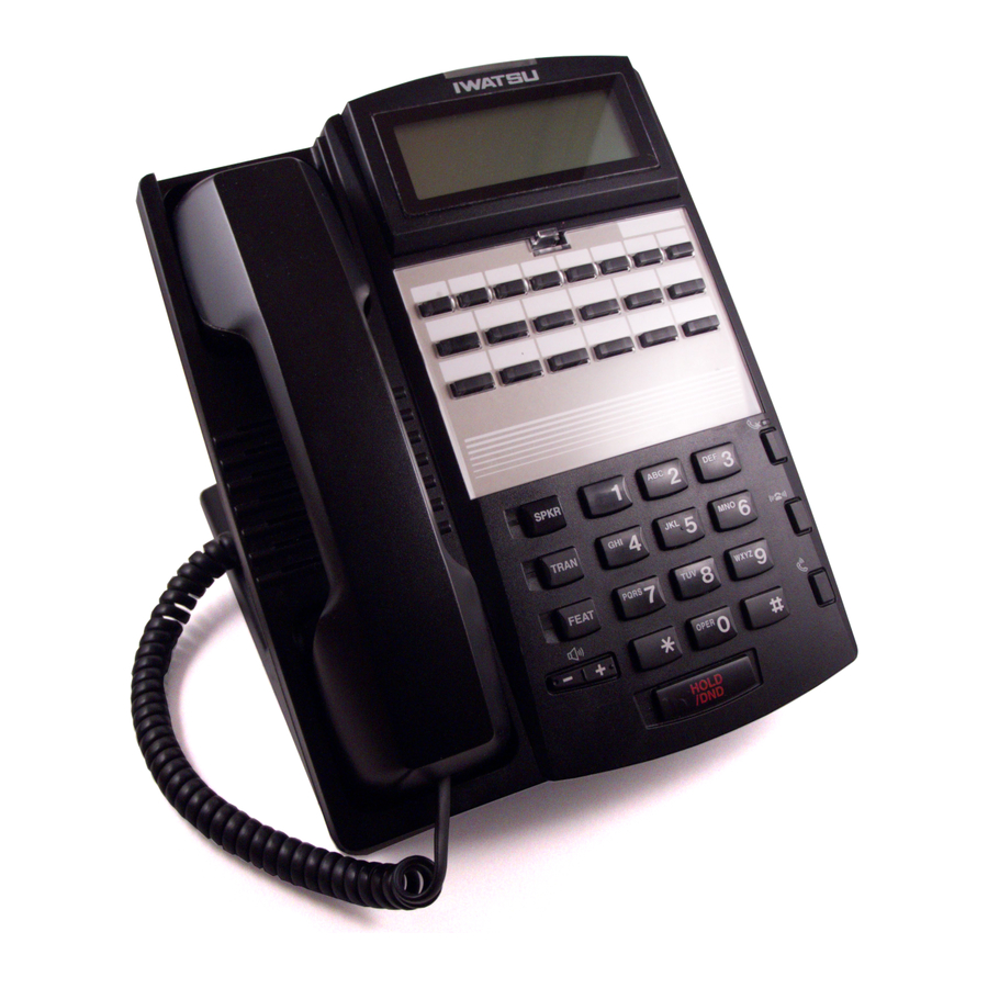 IWATSU ADIX VS TELEPHONE SYSTEM OWNER'S MANUAL | ManualsLib
