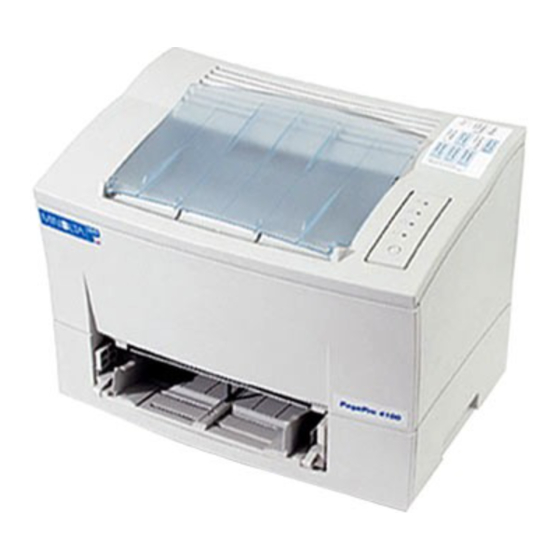 MINOLTA-QMS PAGEPRO 4110W PRINTER INSTALL MANUAL | ManualsLib