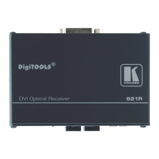 KRAMER 621R RECEIVER USER MANUAL | ManualsLib