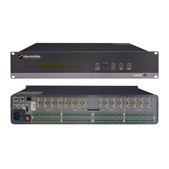 KRAMER 1608HDS MATRIX SWITCHER SPECIFICATIONS | ManualsLib