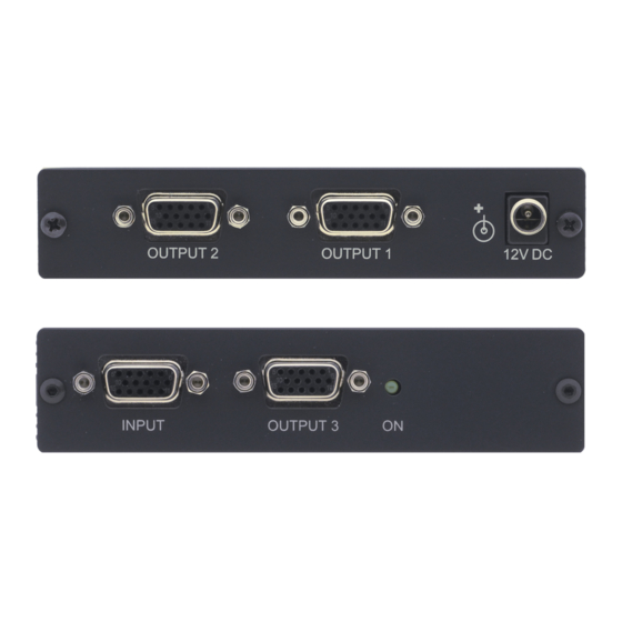 KRAMER VP-350 AMPLIFIER USER MANUAL | ManualsLib KRAMER VP-350 AMPLIFIER USER MANUAL | ManualsLib