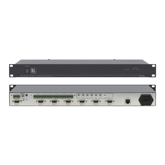 KRAMER VP-6A AMPLIFIER USER MANUAL | ManualsLib KRAMER VP-6A AMPLIFIER USER MANUAL | ManualsLib