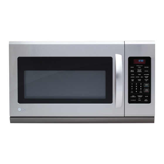 LG LMH2016S MICROWAVE OVEN SPECIFICATIONS | ManualsLib